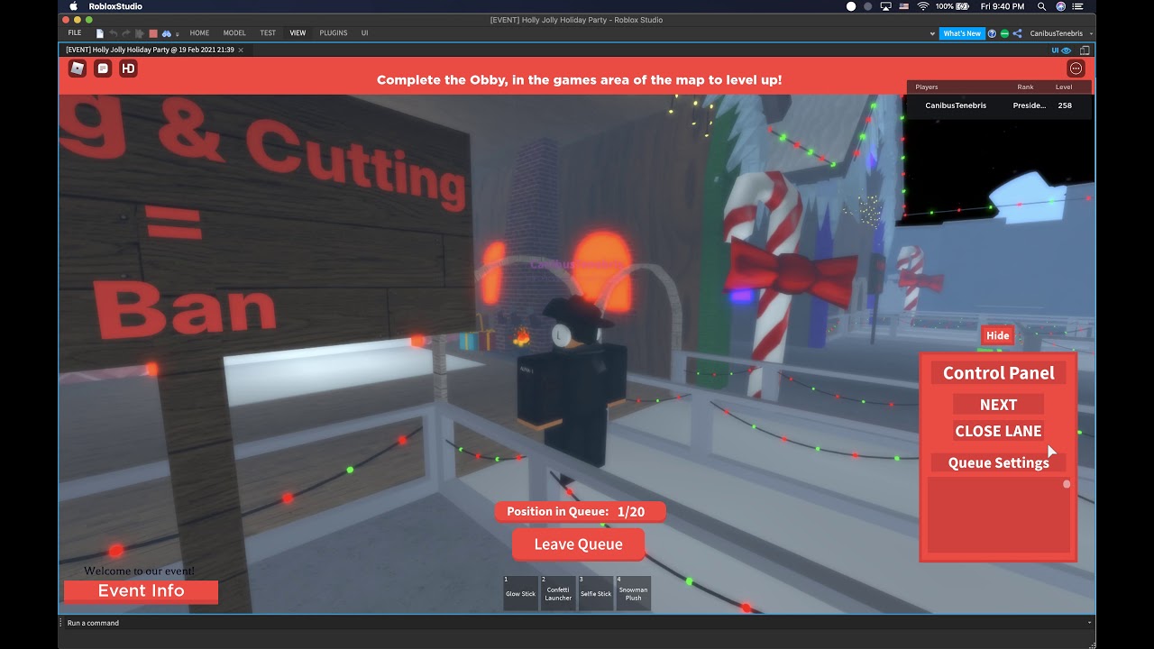 [ROBLOX] Queue System | 2020 Christmas Event : Development Portfolio ...
