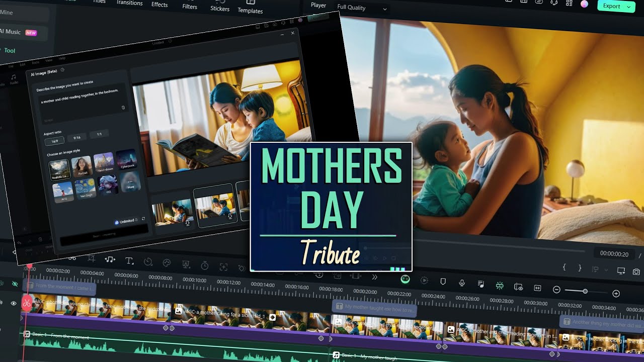 Create A Video Tribute to your Mother this Mother's Day using AI in ...