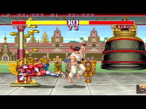 Street Fighter II Ryu Arcade Part 2 Anniversary Collection PS4 PRO ...