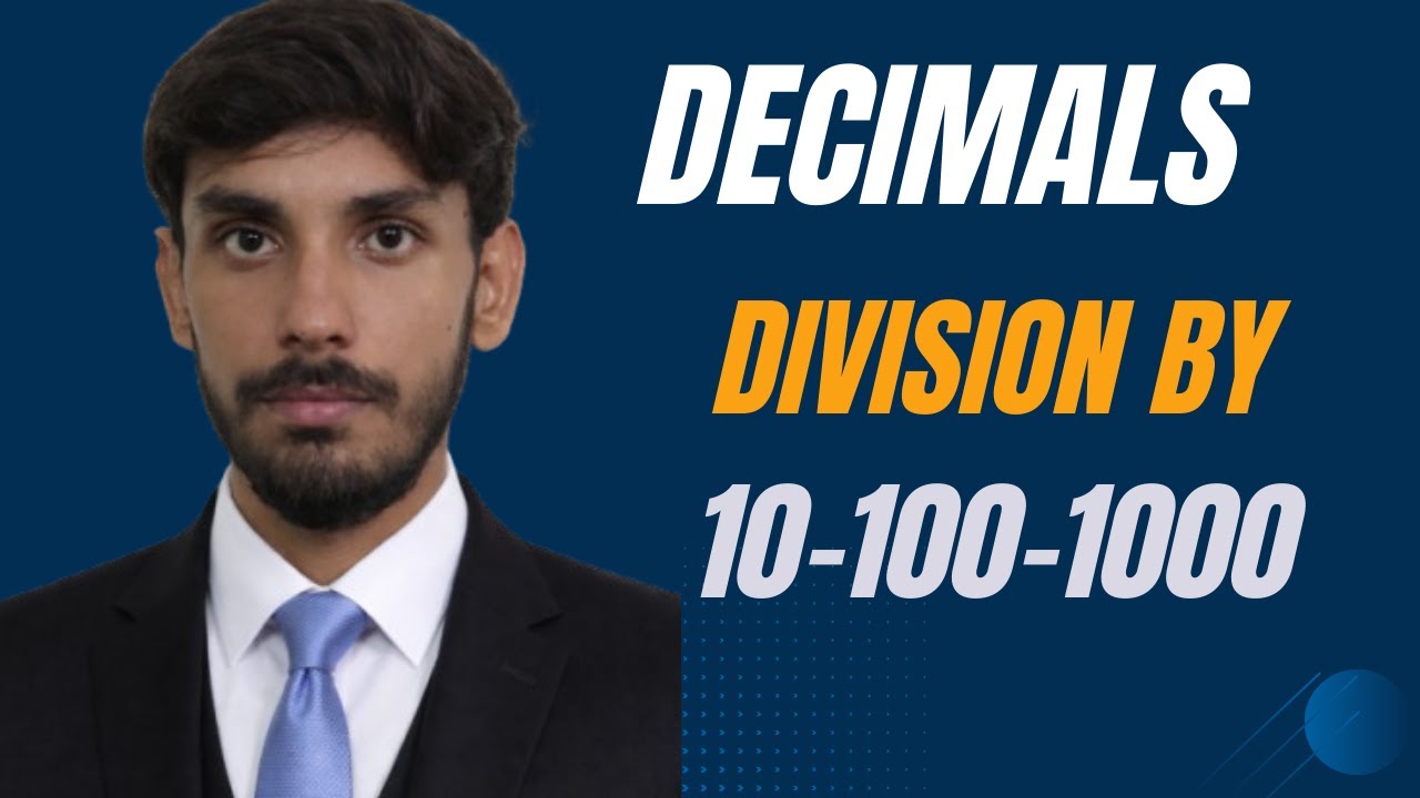 How to Divide Decimals by 10, 100 and 1000 | Math Tricks - YouTube