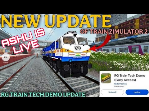 🔥 RG Train Tech Demo – Live Gameplay Experience | Ultra-Realistic Train ...