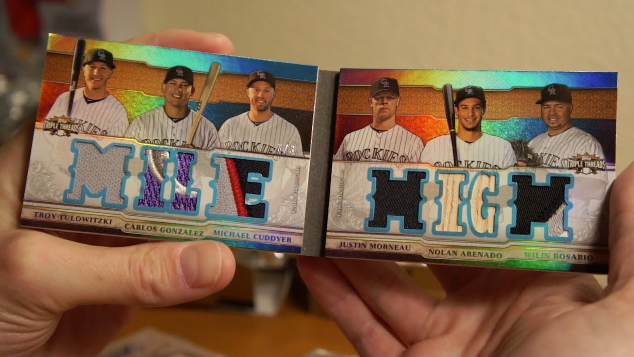2014 Topps Triple Threads Case 2: Boxes 7-9 Case Hit + Booklet #3/3 ...