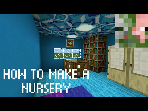 How to make a Nursery - Minecraft Pocket Edition - YouTube