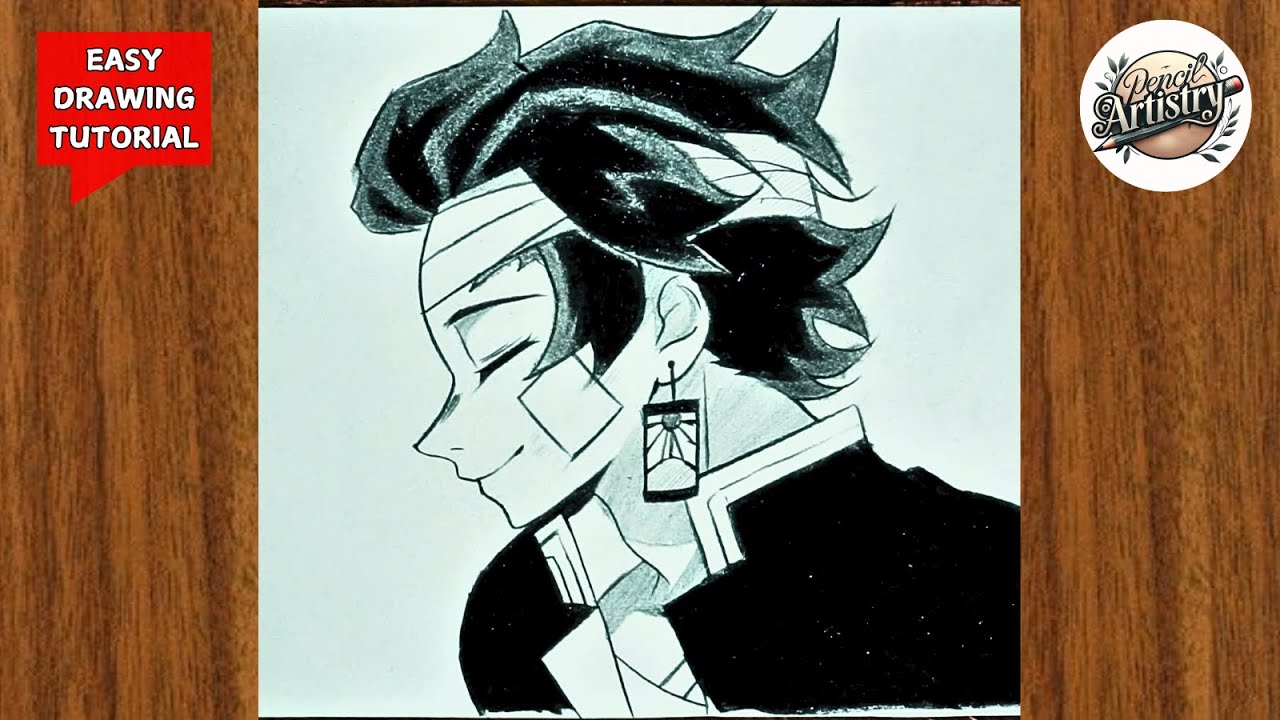 How To Draw Tanjiro | Demon Slayer Sketch Tutorial - YouTube