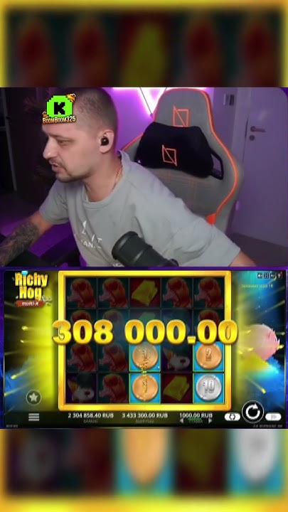 ВЫДАЛ 3 400 000 Richy Hog ч.2 Заносы Недели #онлайнказино #шортс #заносынедели - YouTube