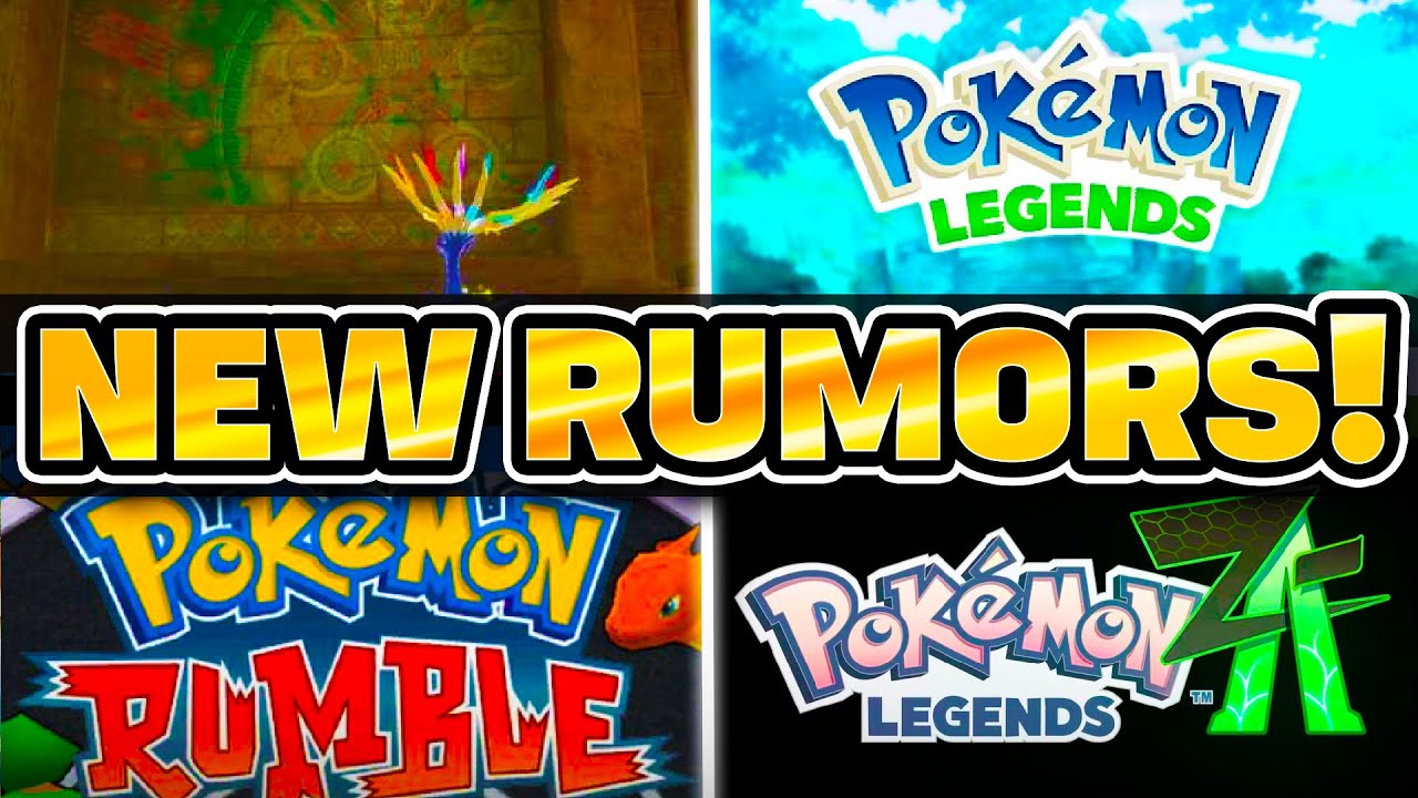 POKEMON NEWS & LEAKS! Hints to STARTERS in Pokemon Legends ZA & NEW ...