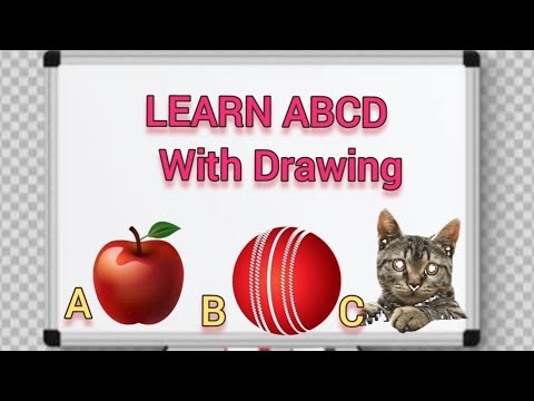 Learn ABCD | learn ABCD with Drawing #abcd #artstudy - YouTube