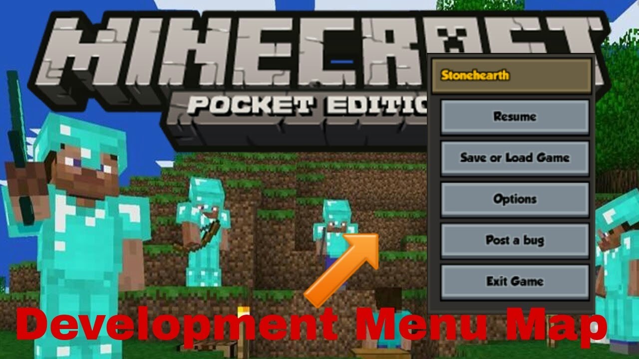 Minecraft PE 3 Development Maps|Develop Console on Minecraft PE - YouTube