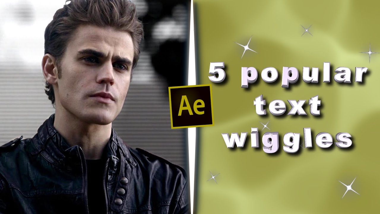 5 popular text wiggles | after effects tutorial - YouTube