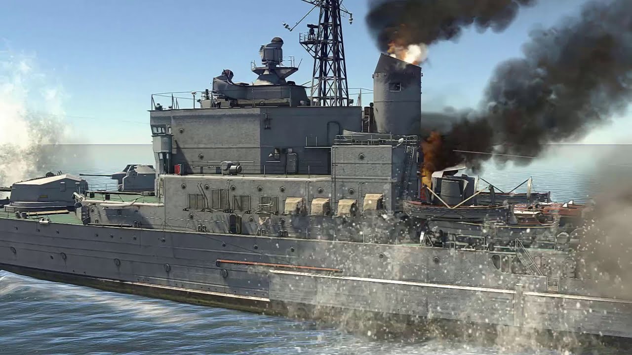 KMS Admiral Hipper V HMS Tiger C20 In the Battle of Norway( WAR THUNDER ...