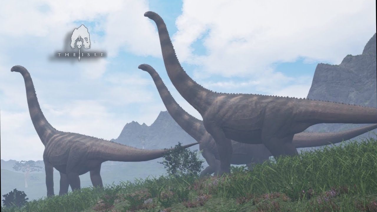 Puertasaurus in the old Region 2 map | The isle - YouTube
