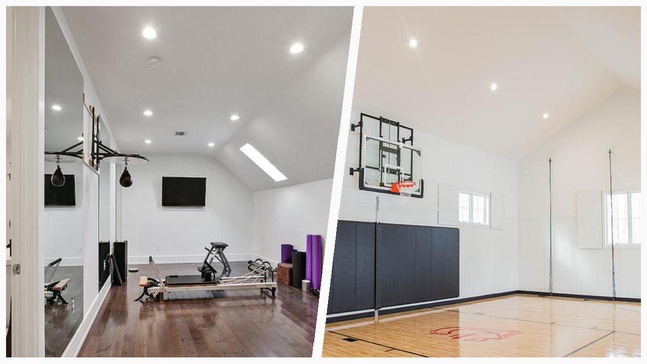 75 Vaulted Ceiling Home Gym Design Ideas You'll Love 🔴 - YouTube
