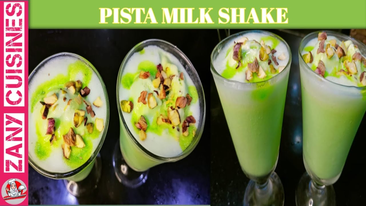 Eid Special | Pista milk Shake| Simple And Tasty Pista Milk Shake ...