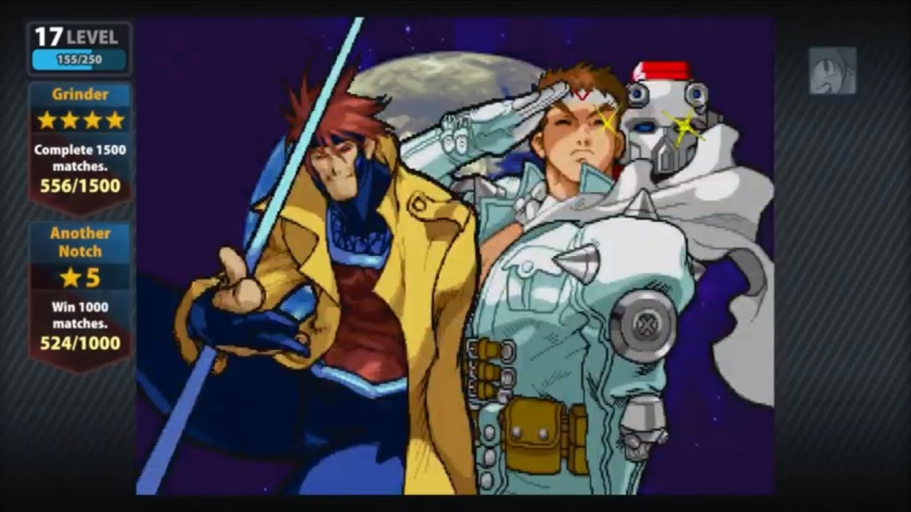 Marvel vs Capcom 1: Gambit and Jin arcade playthrough - YouTube