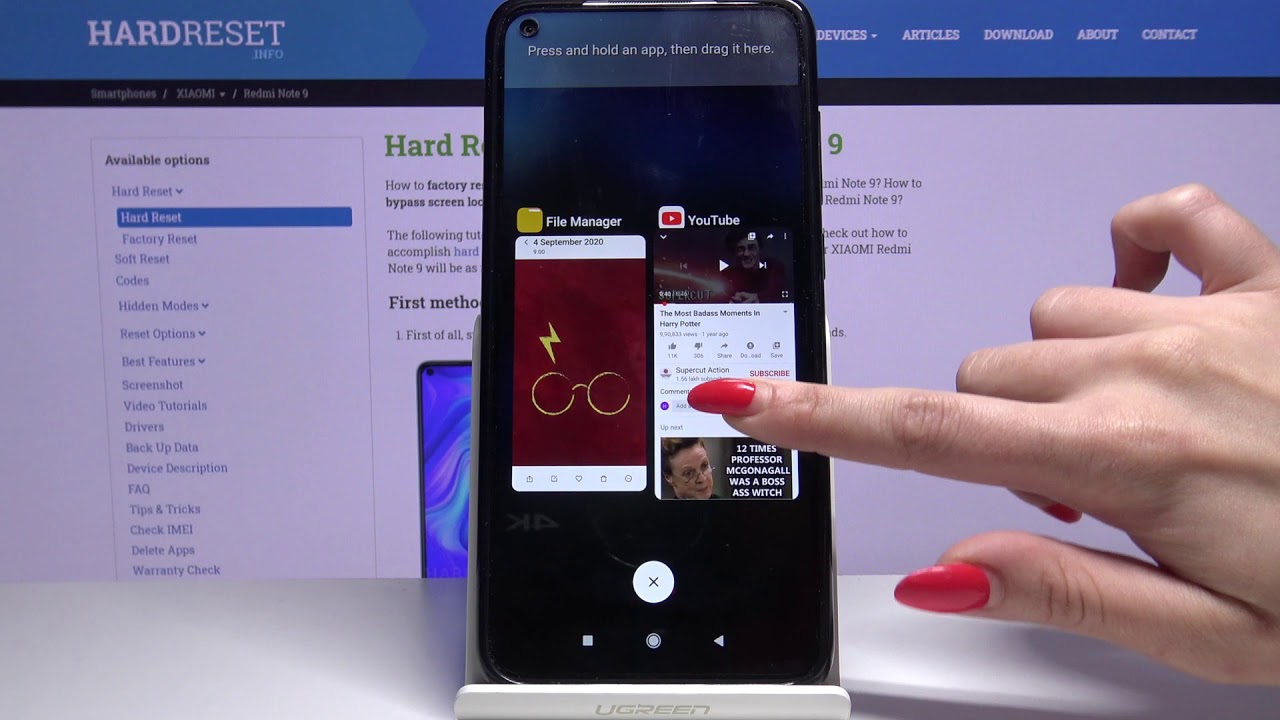 How to Enable Dual Screen on XIAOMI Redmi Note 9 – Split Screen - YouTube