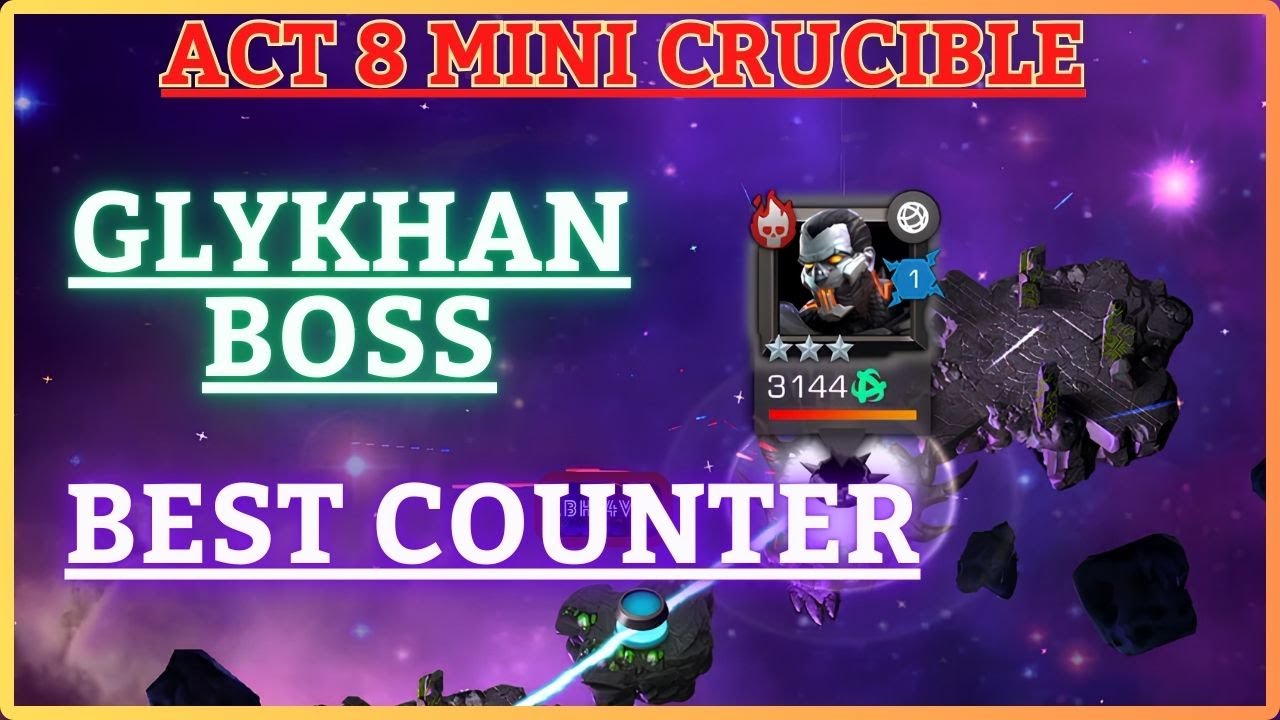 Best Counter for Glykhan | Act 8 Mini Crucible | Easy SOLO | MCOC ...