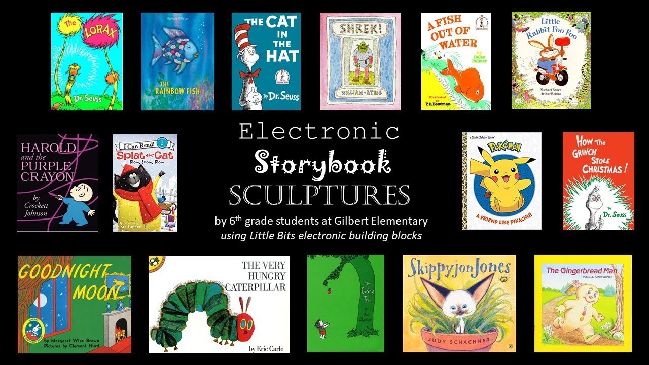 Electronic Storybook Sculptures @Gilbert Elementary 2019 - YouTube