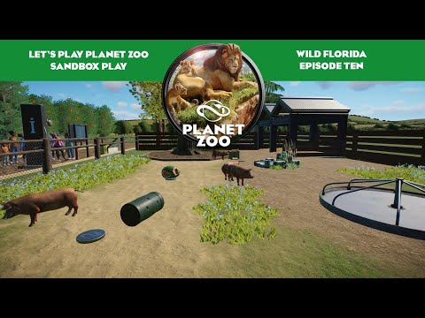 WILD FLORIDA WILDLIFE PARK| PLANET ZOO SANDBOX MODE | EPISODE 10 - YouTube