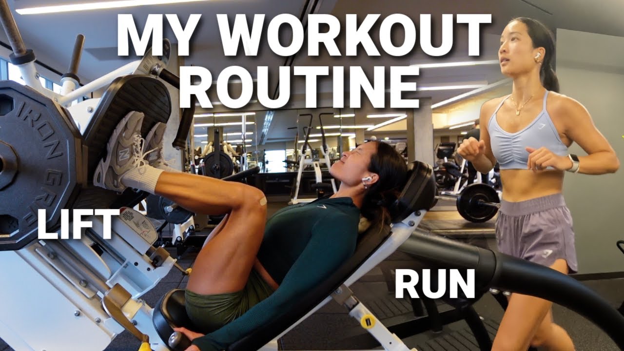MY WORKOUT ROUTINE | Balancing Strength Training with Running! - YouTube