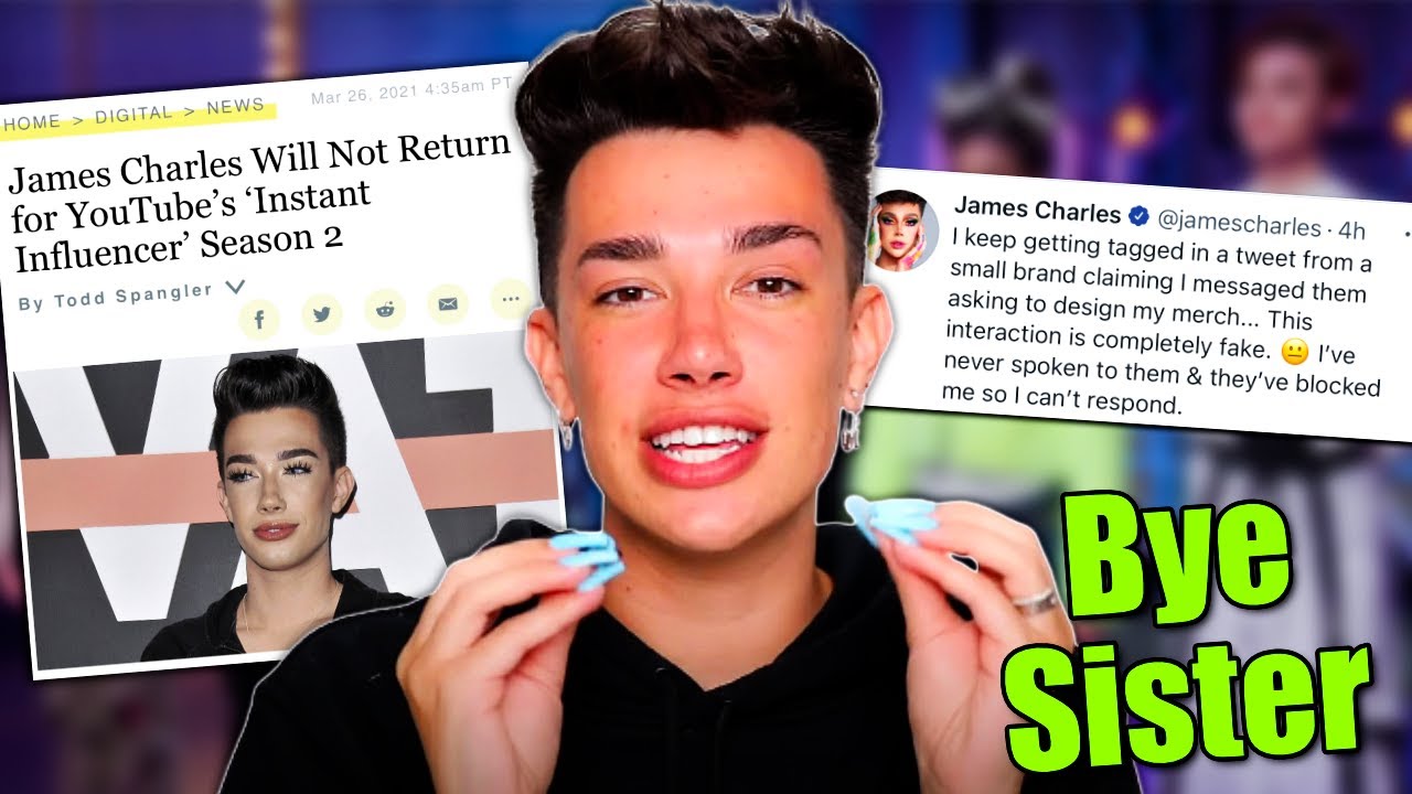 youtube says BYE SISTER to james charles *FIRED* - YouTube