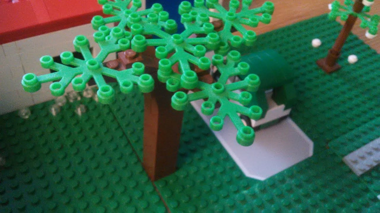How to make a Big & Simple lego tree - YouTube