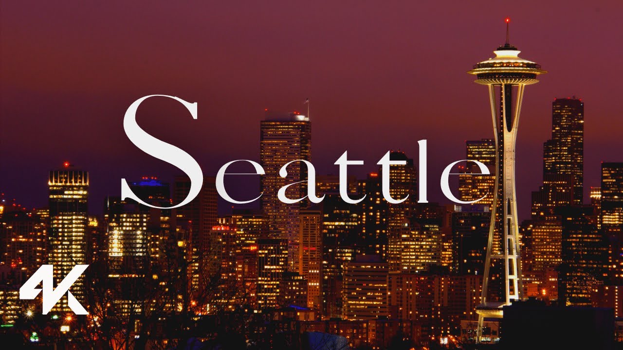 Seattle Aerial View Tour 4k Drone - Seattle, Washington State, America ...