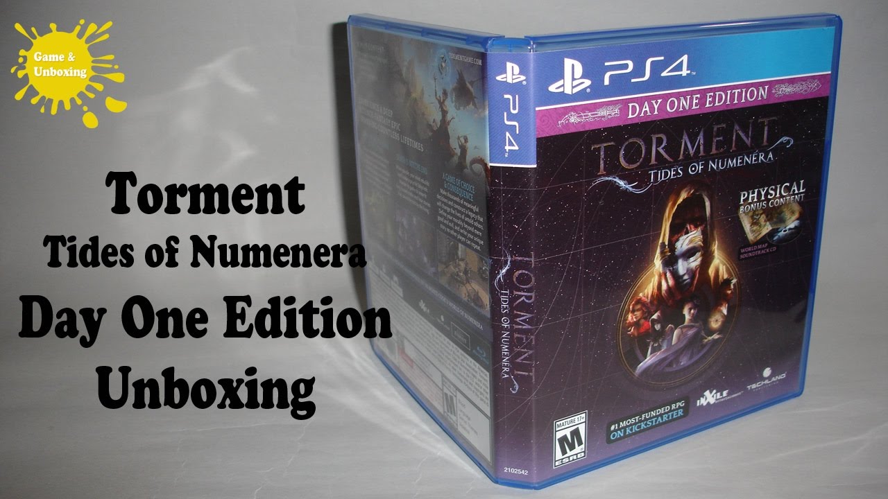 Torment: Tides of Numenera Day One Edition PS4 Unboxing & Overview - YouTube
