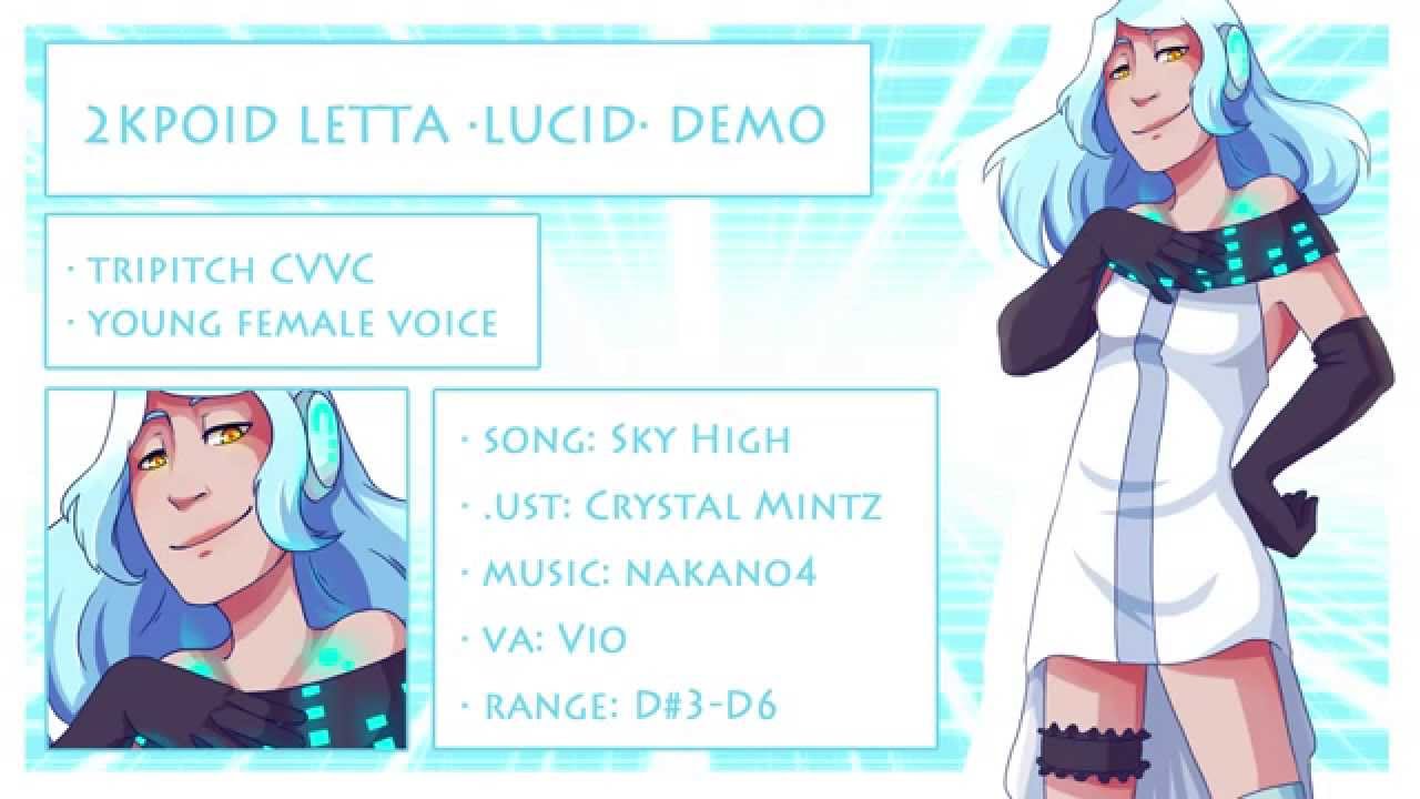 【UTAU-CVVC DEMO】Sky High【Letta LUCID】 - YouTube