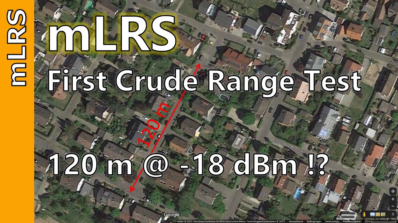 mLRS: First Range Test - Sort Of - YouTube