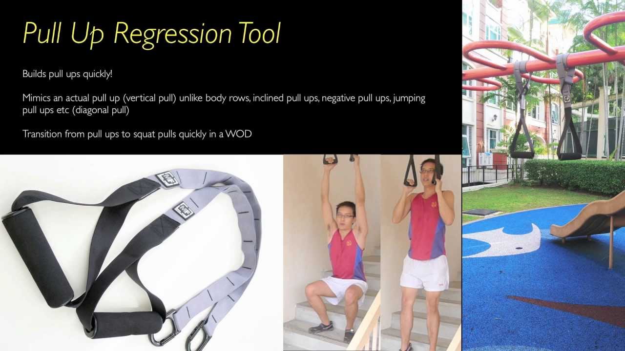 Pull up Regression Tool (Squat Pull Accessory) - YouTube
