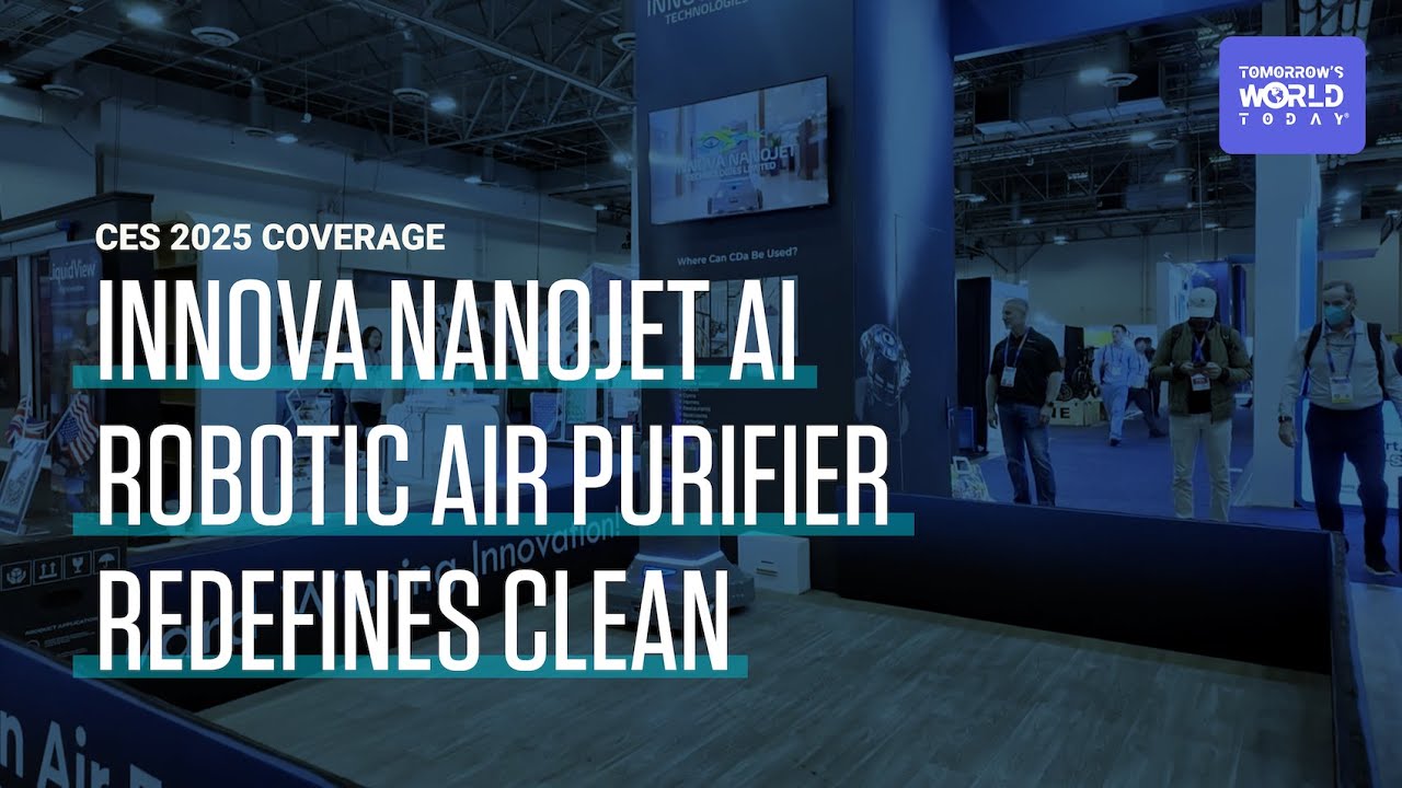Innova Nanojet AI Robotic Air Purifier Redefines Clean - YouTube
