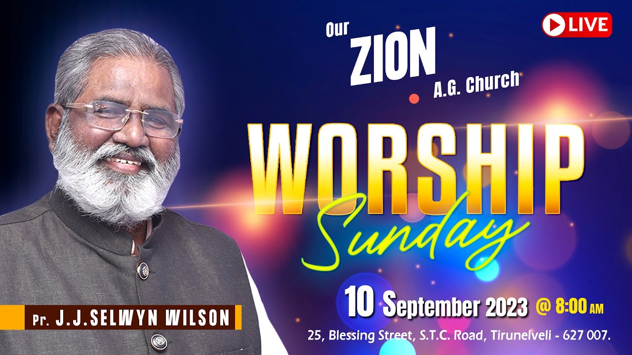 Live | Online Tamil Service | ZION AG Church | 10-09-2023 - YouTube