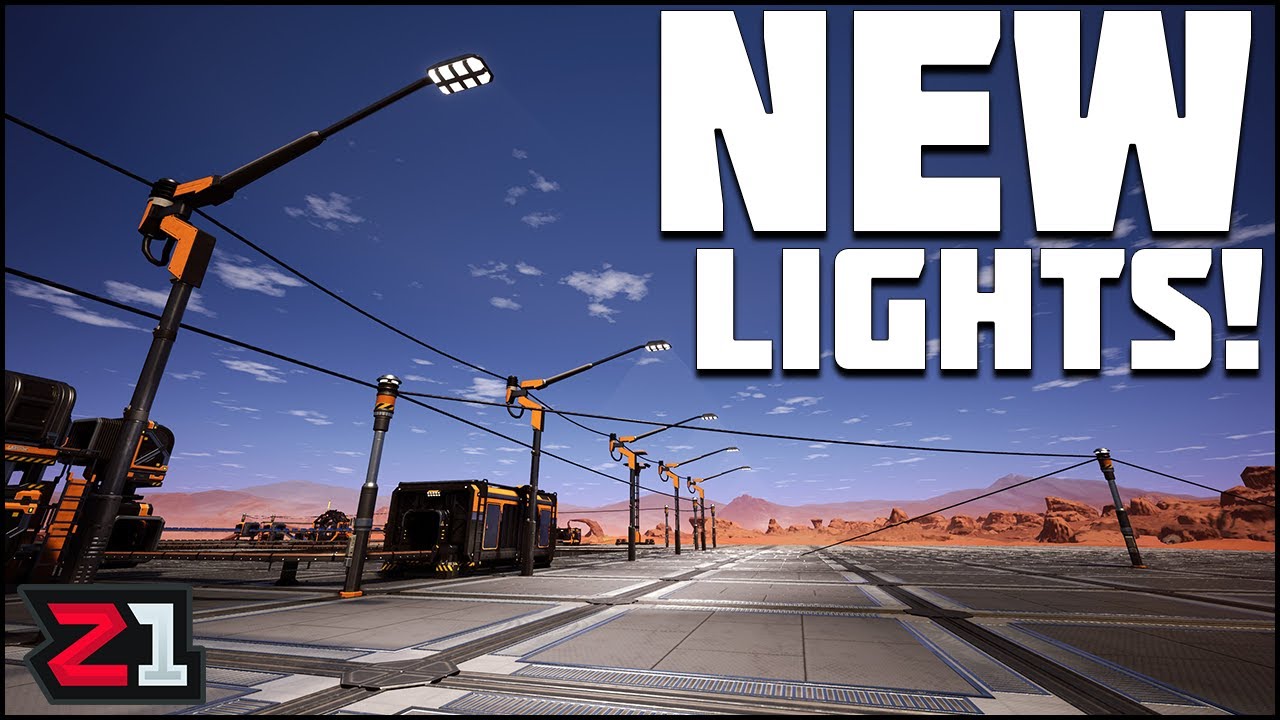 We Have LIGHTS! Satisfactory Update 4 Ep.6 | Z1 Gaming - YouTube