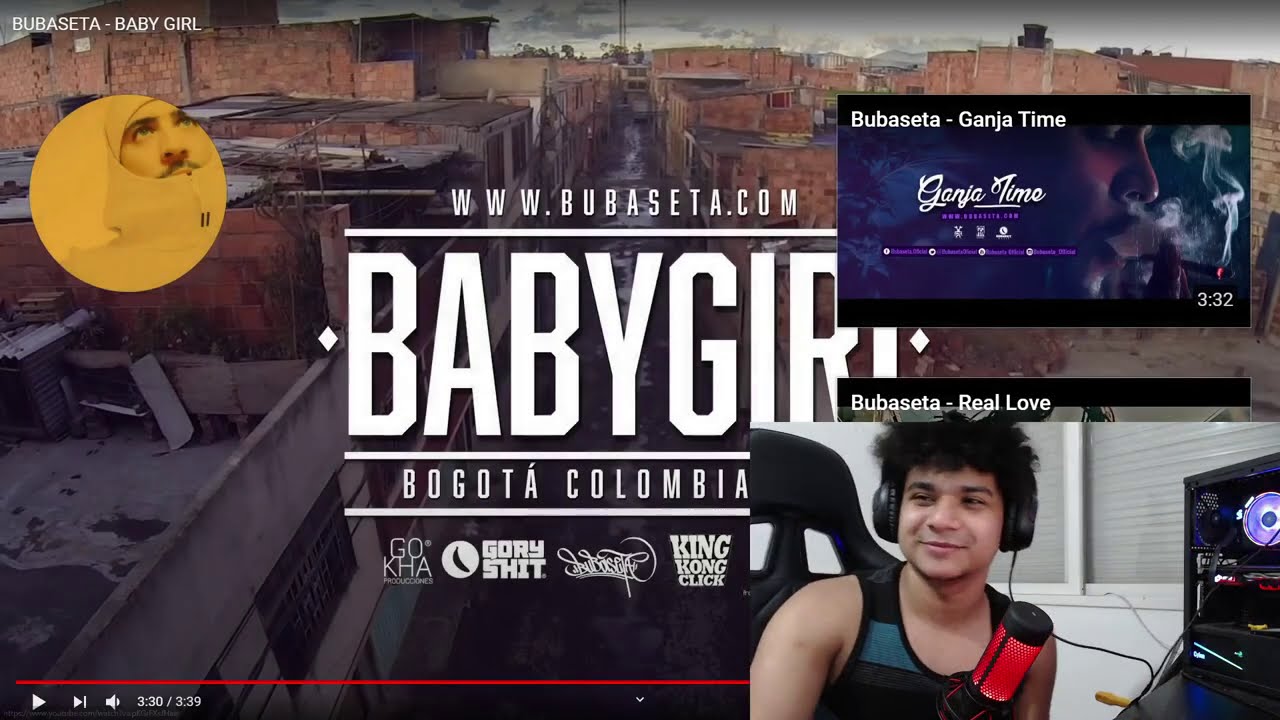 🎶 REACCIONANDO POR PRIMERA VEZ BUBASETA - BABY GIRL / APAREZCO EN EL ...