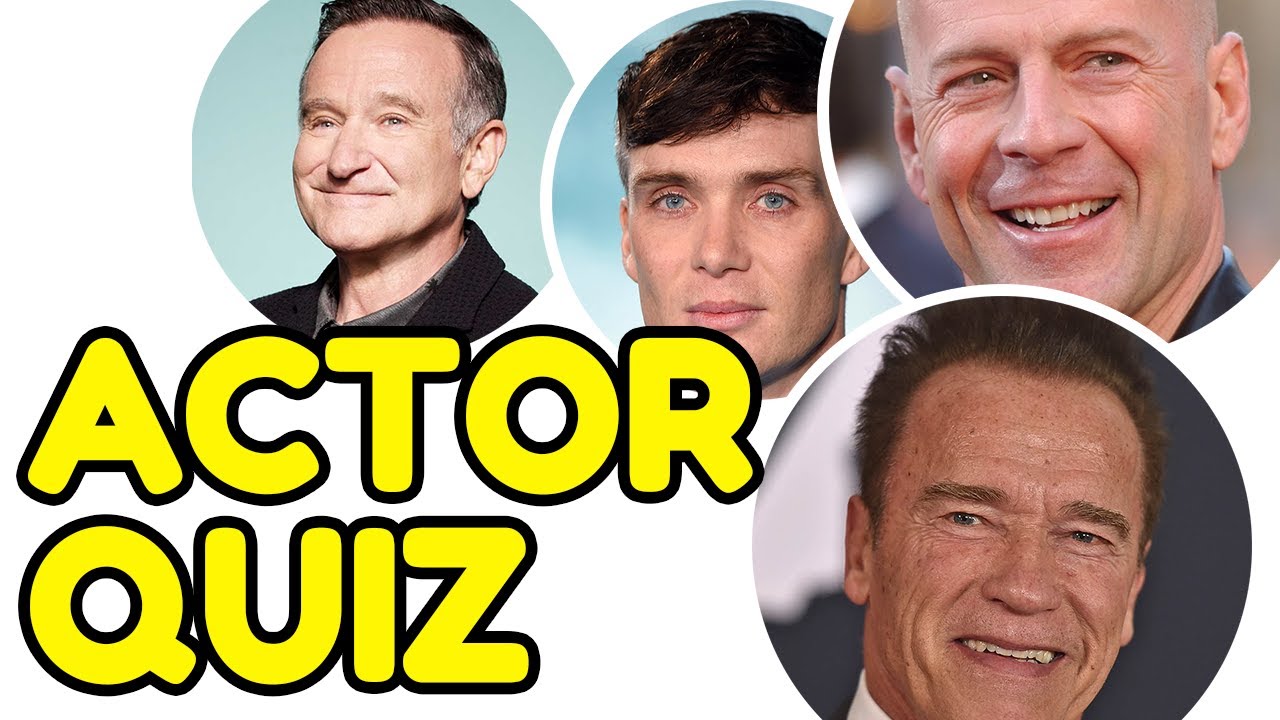 GUESS THE ACTORS QUIZ - Do you know these popular actors? - YouTube