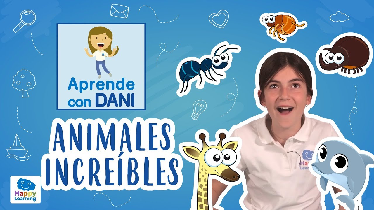 Animales increíbles | Aprende con Dani - YouTube