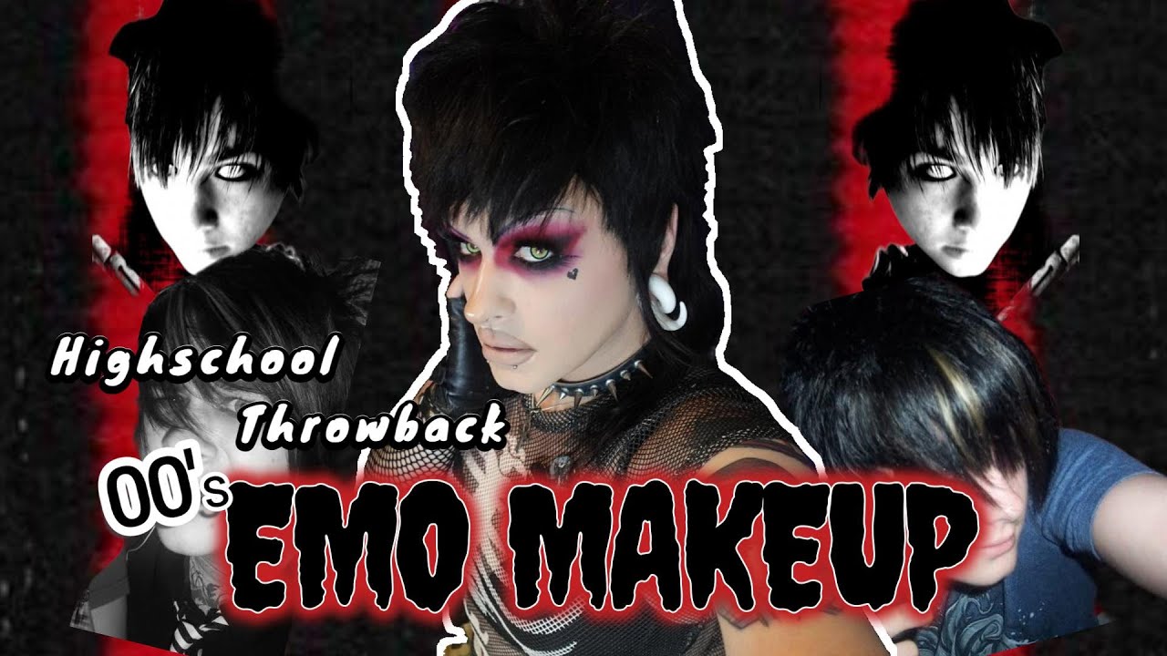 EMO THROWBACK MAKEUP! How I did my makeup in highschool.. but Drag ...