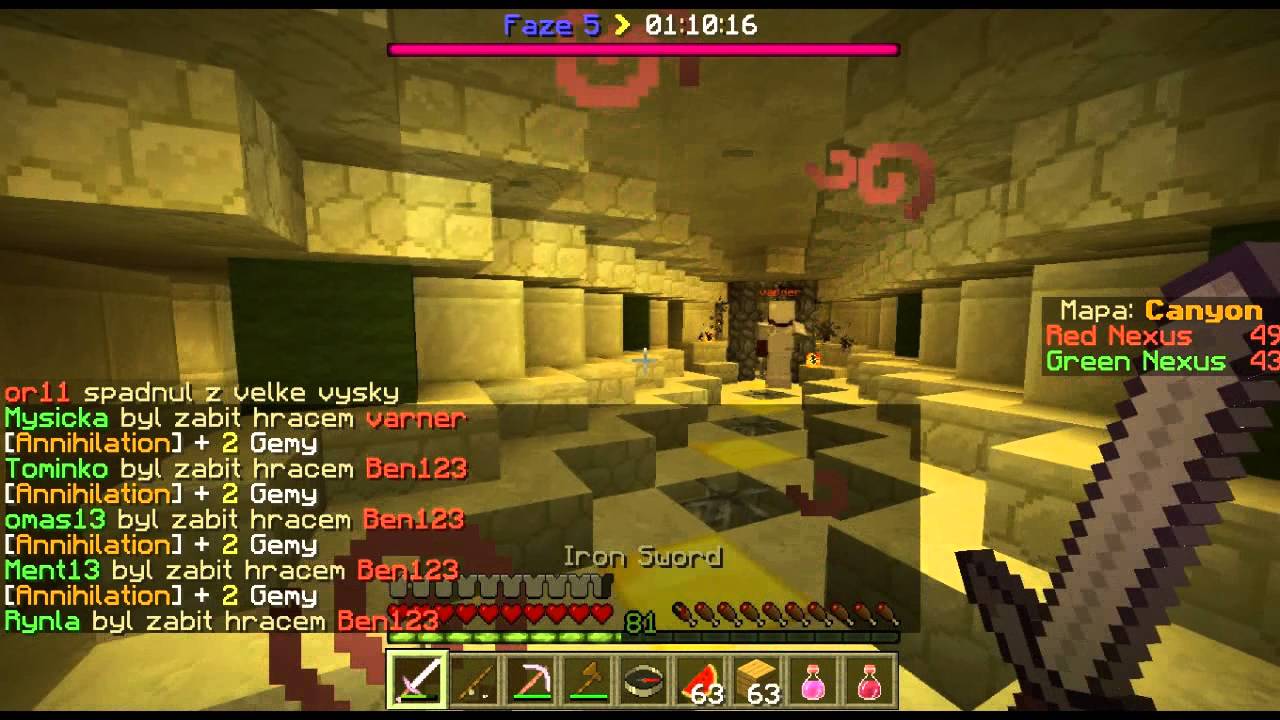 Minecraft Annihilation Mega Rush + OP Veci - YouTube