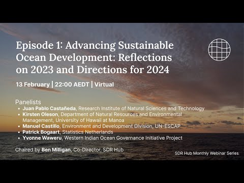 Webinar. Advancing Sustainable Ocean Development: Reflections on 2023 ...