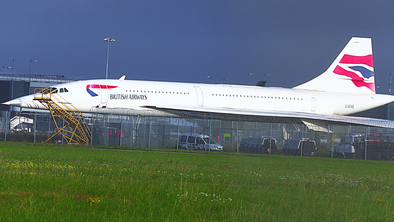 British Airways Concorde G-BOAB New York to London I Plane Spotting ...