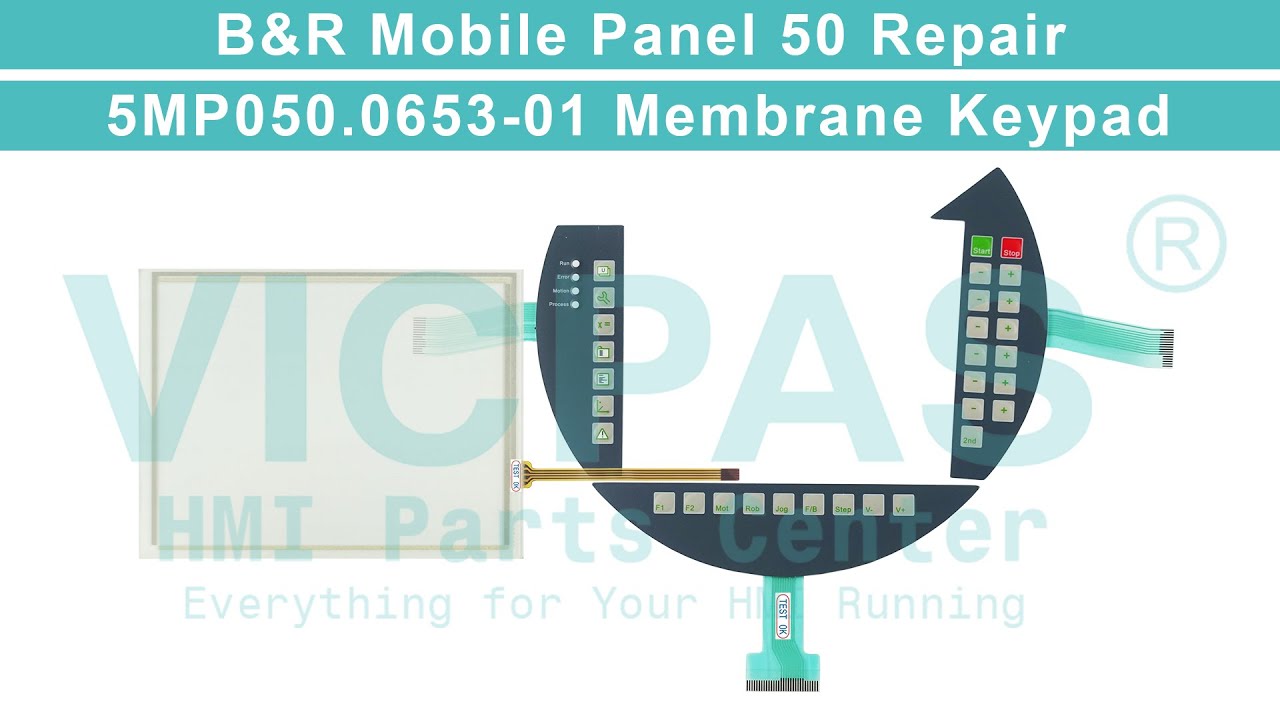 How to Repair B&R 5MP050.0653-01 Keypad Touch? - YouTube