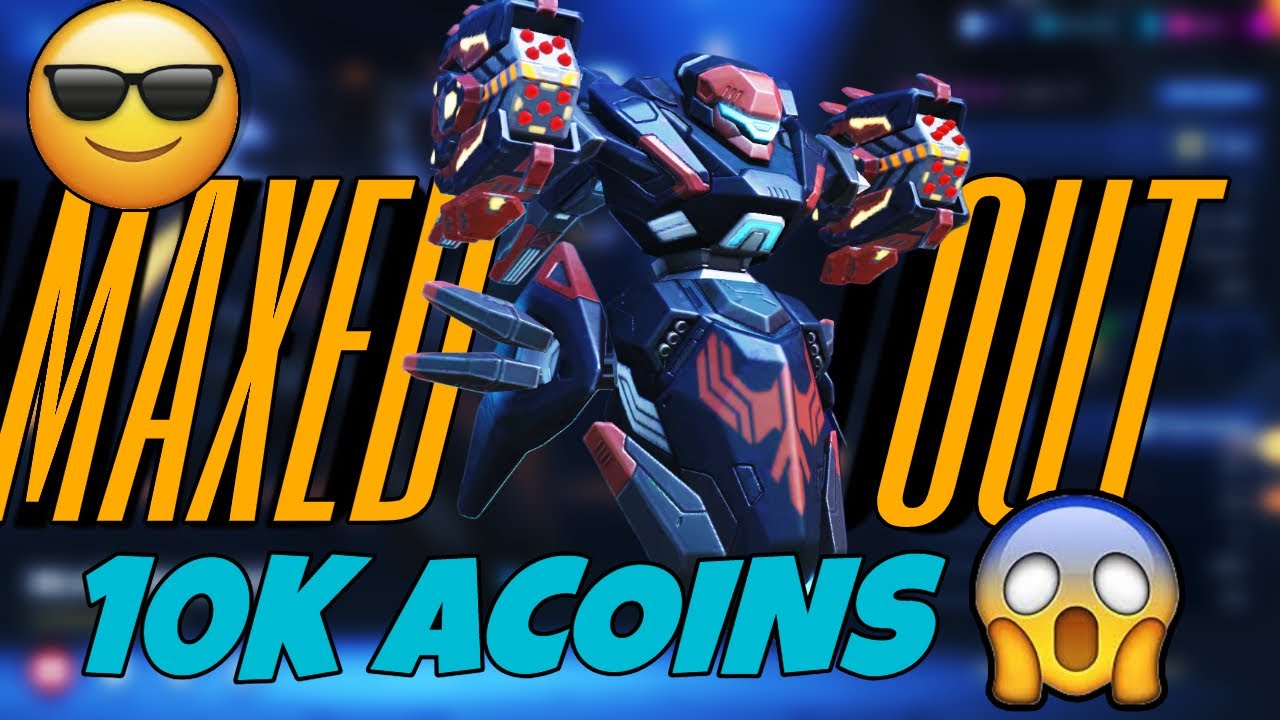 I maxed out my Deathwalker 😱|Spent 10k Acoins ☠️|Gameplay 🔥|Mech Arena ...