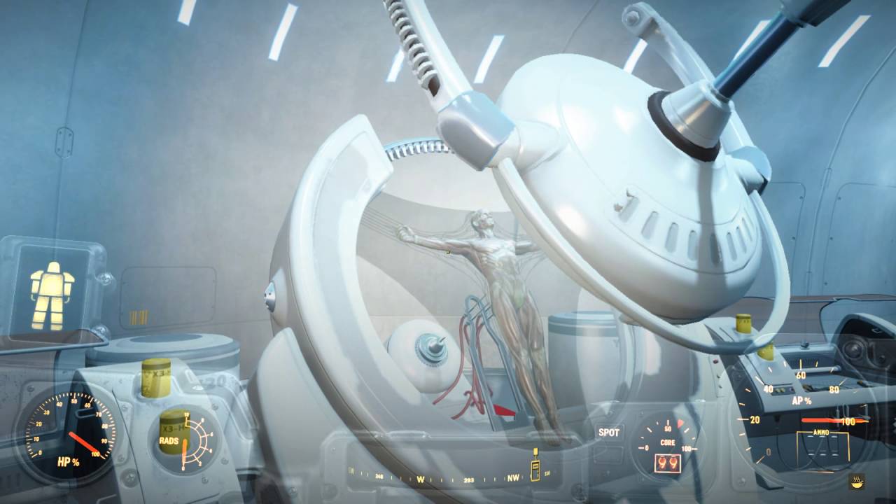 (폴아웃4 3세대 신스 조립과정)[Fallout 4 Gen-3 synth assembly lab]-2 - YouTube