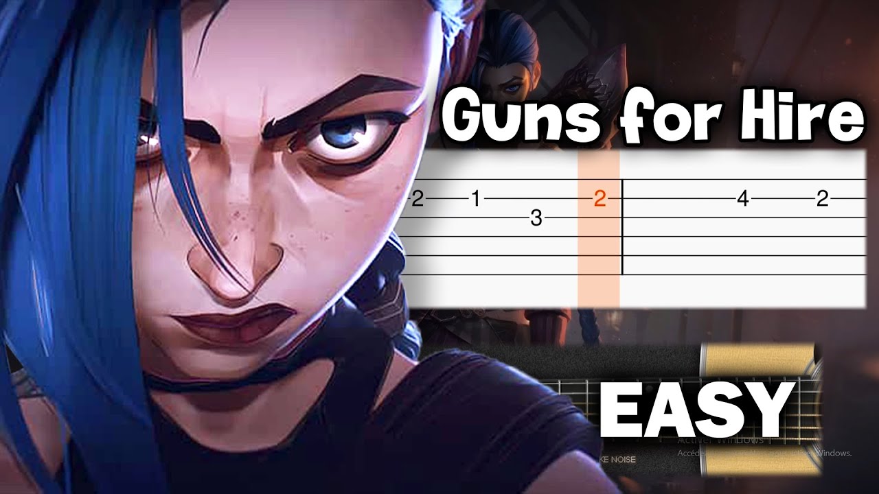 Arcane (League of Legends) OST - Guns for Hire (Woodkid) - Guitar ...
