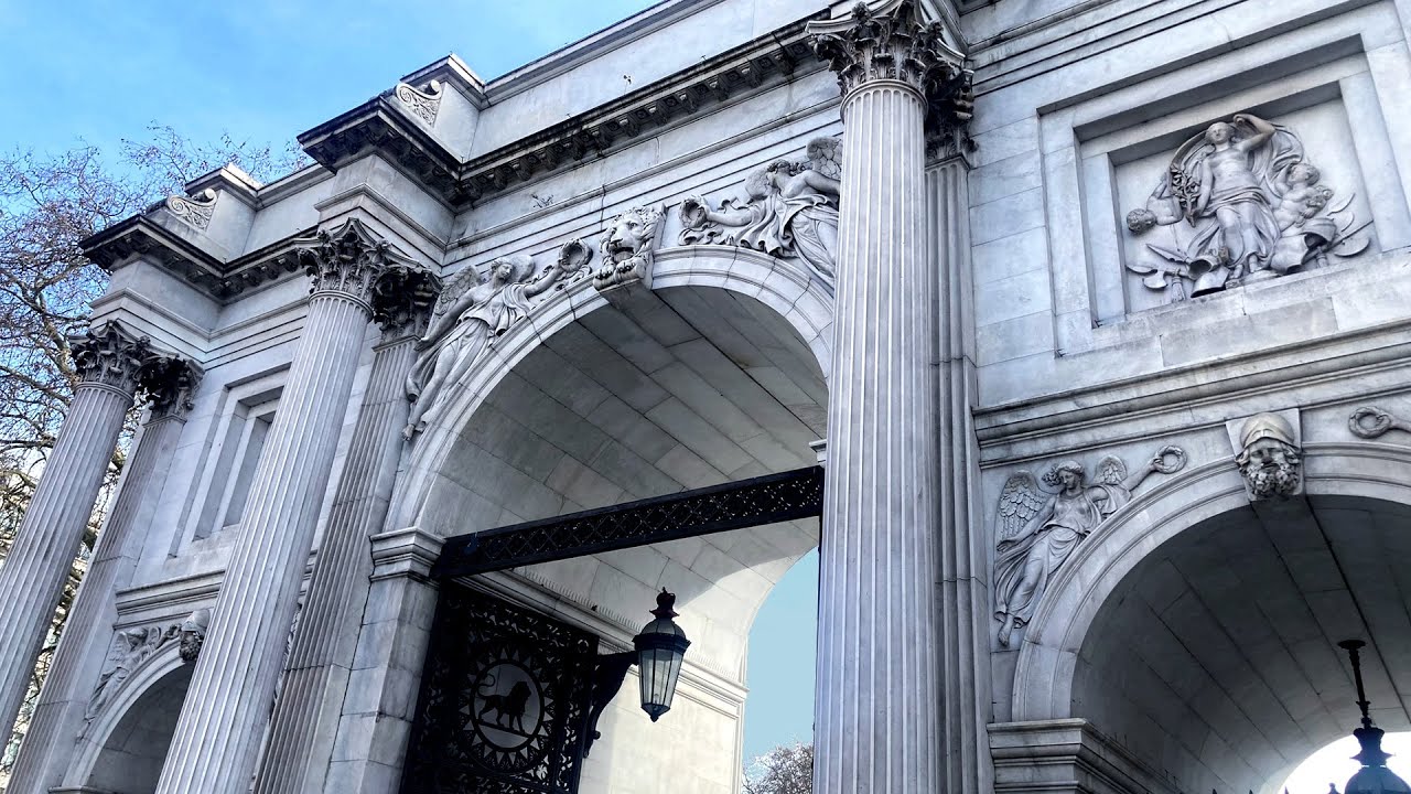 London Marble Arch Hyde Park - YouTube