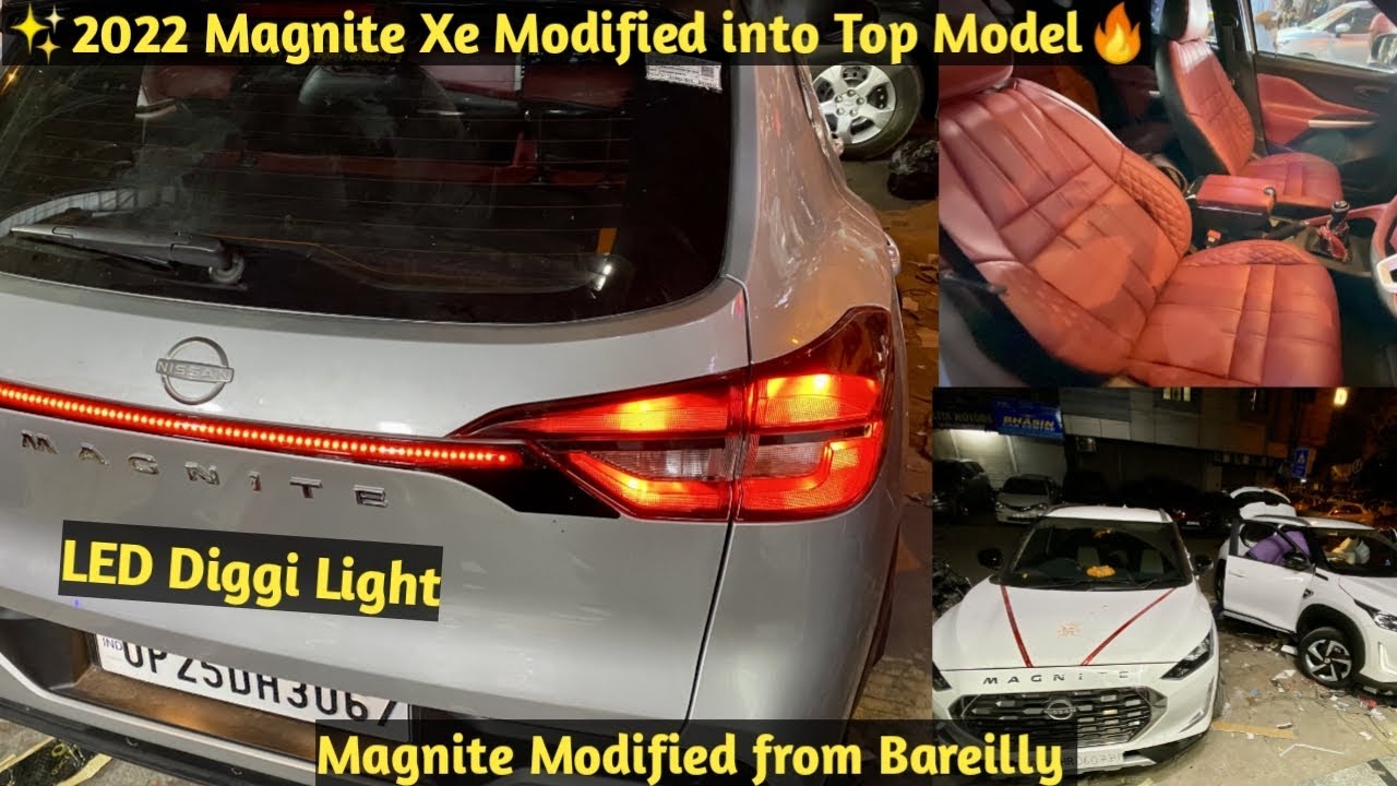Nissan Magnite Base To Top Modification By Magnite king🔥 Magnite xe🔥 ...