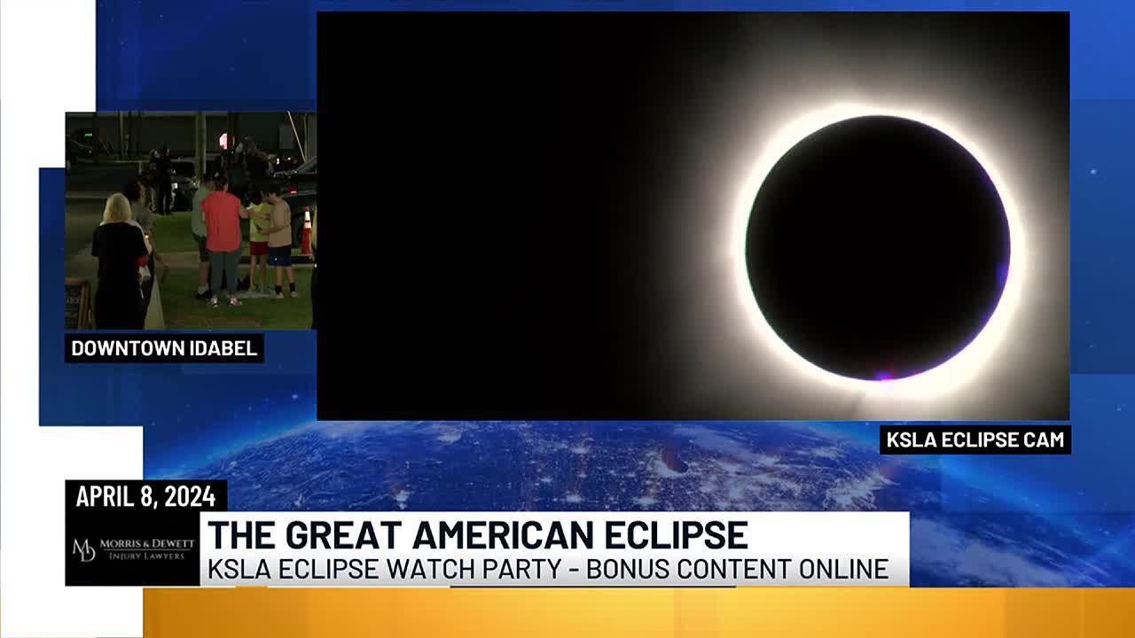 Idabel, Okla. experiences totality of Great American Eclipse - YouTube
