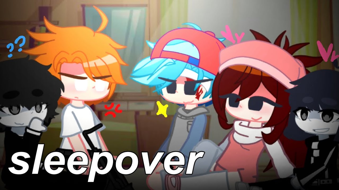 episode 25 - sleepover // fnf gacha club - YouTube