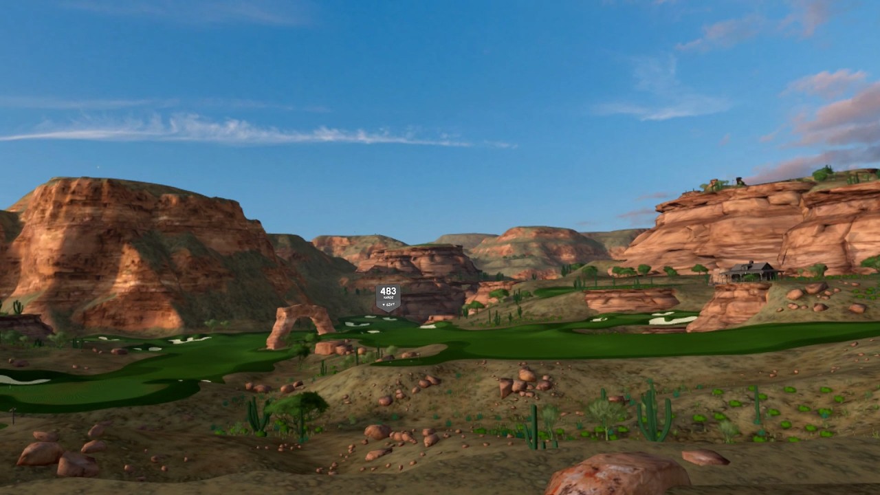 Canyons First Playthrough in @GOLFPLUSVR ⛳️ - YouTube