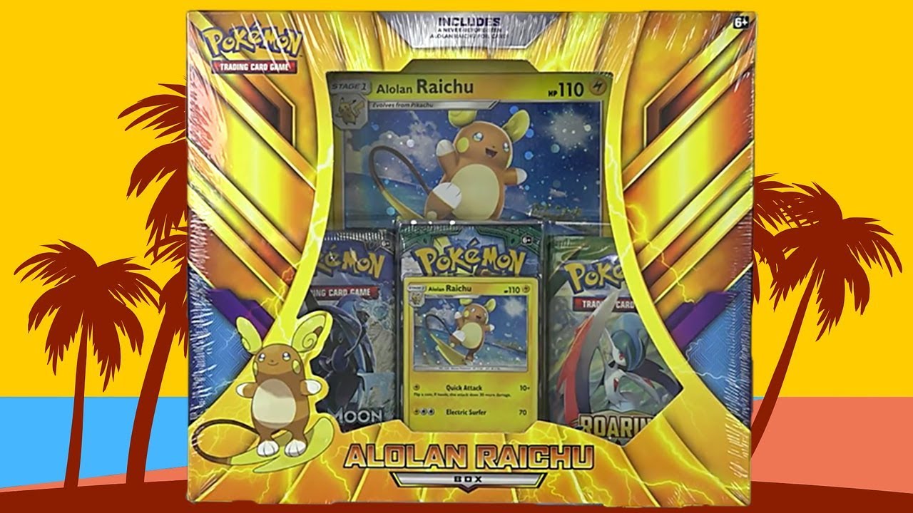 European Exclusive: Alolan Raichu Box - Pokemon TCG Opening - YouTube